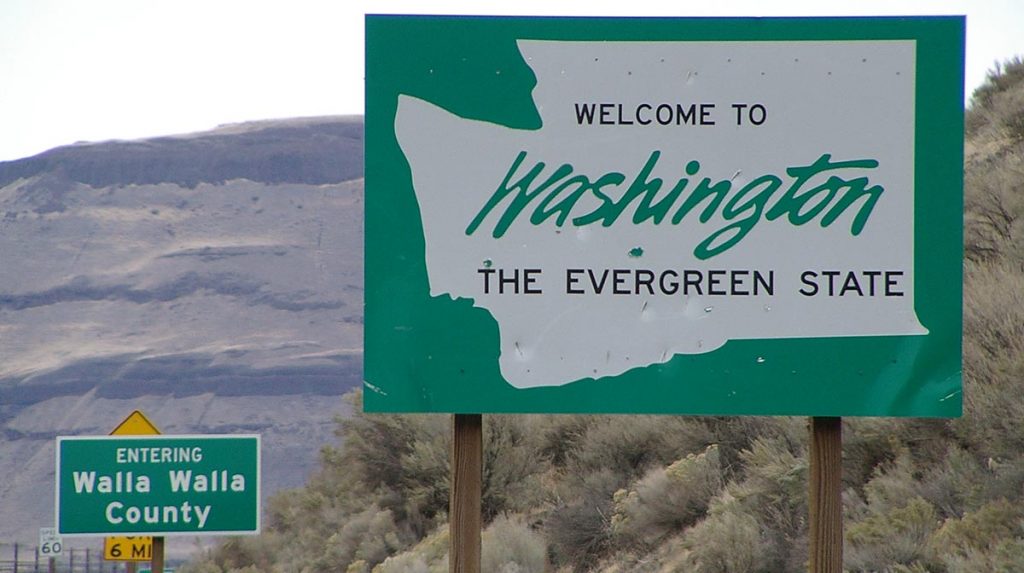 washington-welcome-sign - מגלים את אמריקה